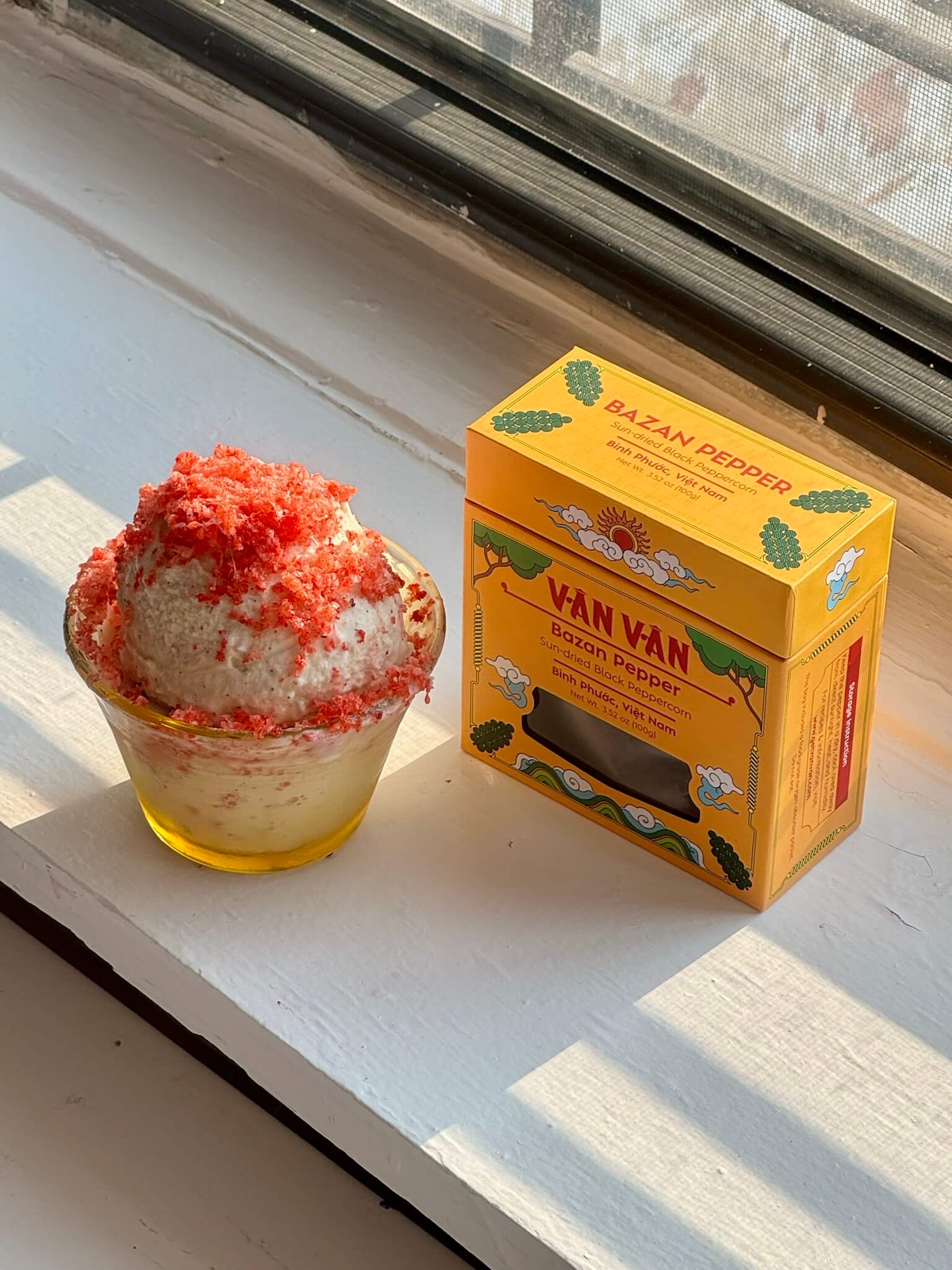Pepper Ice Cream | Vân Vân | Vietnamese Herbs & Spices | Vân Vân