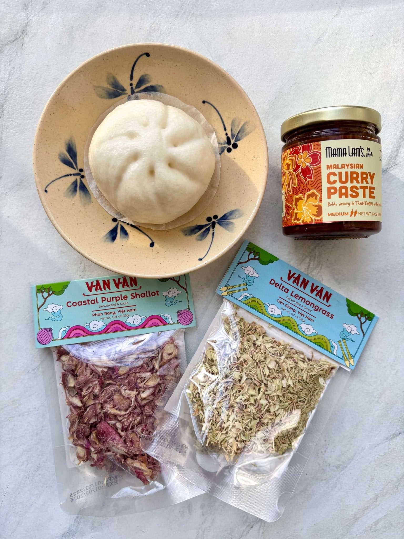 Malaysian Curry Steamed Buns | Vân Vân