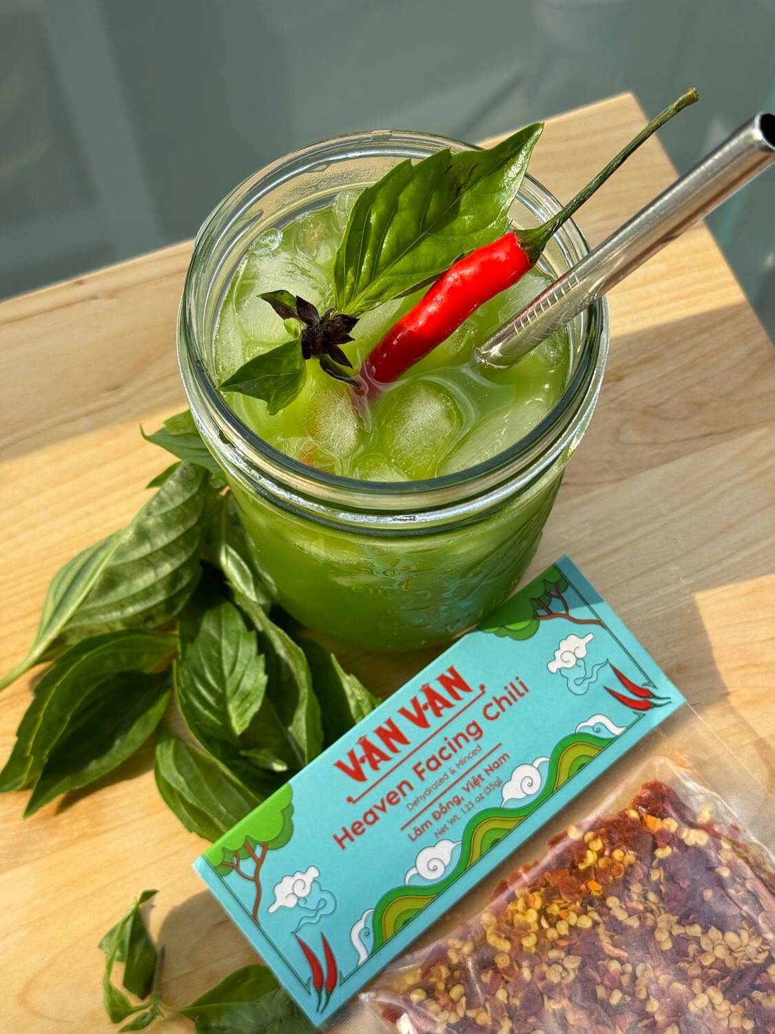 Vân Vân | Spicy Basil Cucumber Refresher | Vietnamese Herbs & Spices ...